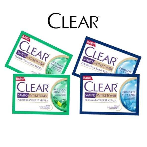 Sampo Clear Sachet 9ml isi 12pc | Lazada Indonesia