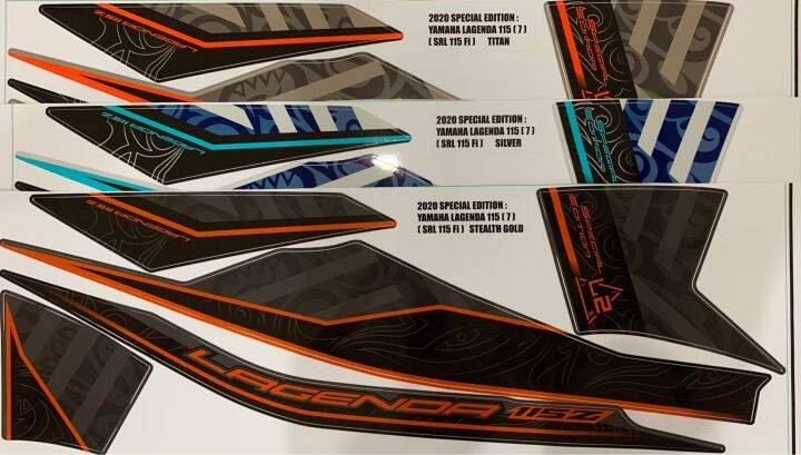 Yamaha srl 115 body sticker special edition 2020(7) | Lazada