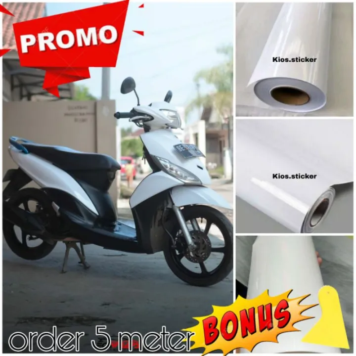 stiker sticker skotlet putih glosy putih tulang skotlet putih susu ...