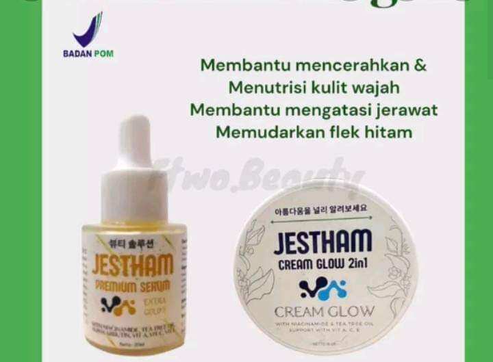 JESTHAM CREAM GLOW 2IN1 FORMULA KOREA PRODUK ORIGINAL | Lazada Indonesia