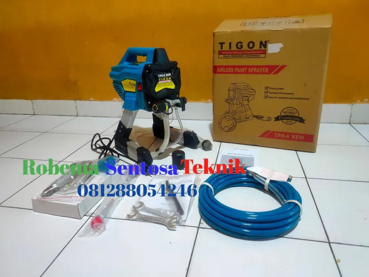Mesin Semprot Cat Tembok Dinding Airless Pain Sprayer TIGON TPS-6XE ...