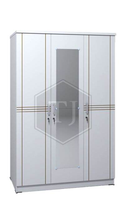 Olympic Lemari Kayu Tiga Pintu / Lemari Pakaian Tiga Pintu / LCBP Lily | Lazada Indonesia