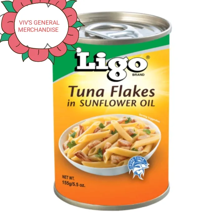Ligo Tuna Flakes in Sunflower Oil ( 155g ) | Lazada PH