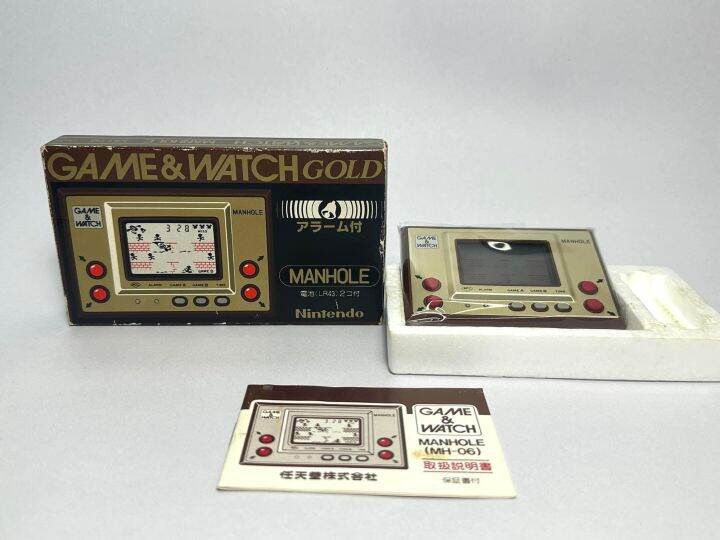 Manhole Game & Watch (nintendo) [gold][MH-06] เกมกด คนข้ามสะพาน ...