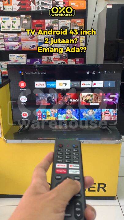 Mito TV LED Smart Android 43 Inch Full HD Tipe Terbaru 4388 Wifi ...