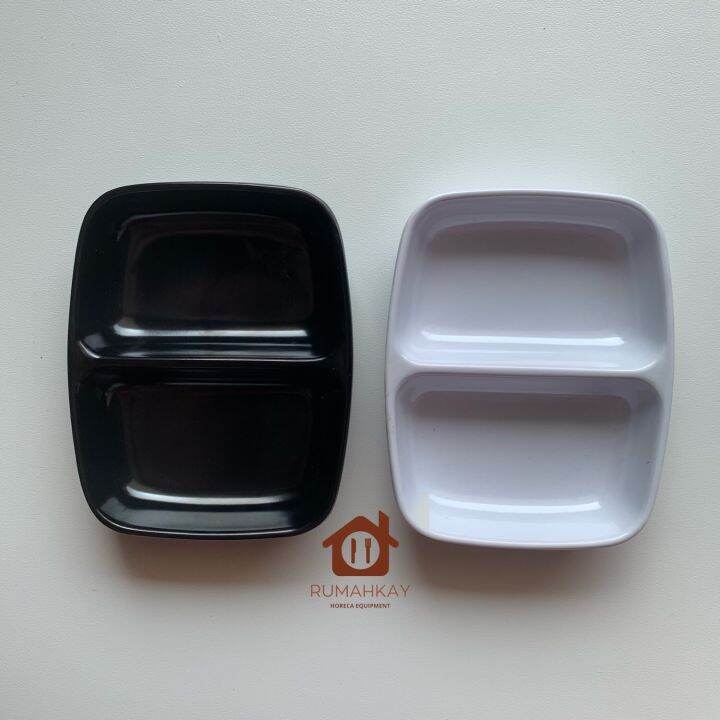 Hoover Piring Kecap Saos Sambal Melamin / saucedish segiempat | Lazada ...