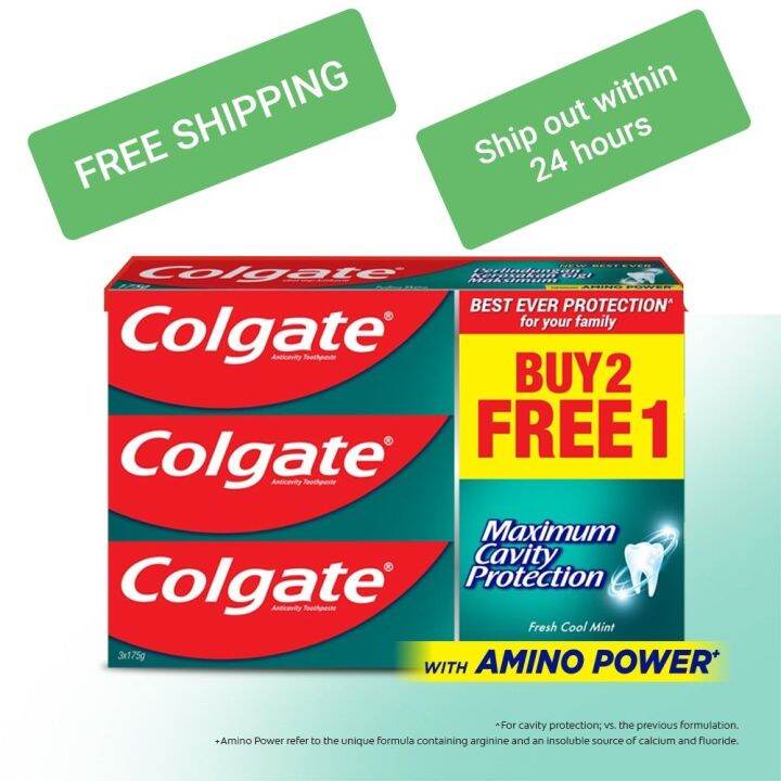 Colgate Maximum Cavity Protection - Toothpaste Value Pack (175g x 3 ...