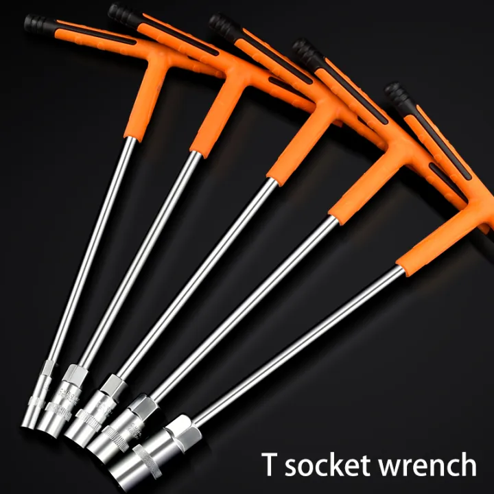 T-Shaped Socket Wrench Car and motorbike repair Manual hex socket tools ...