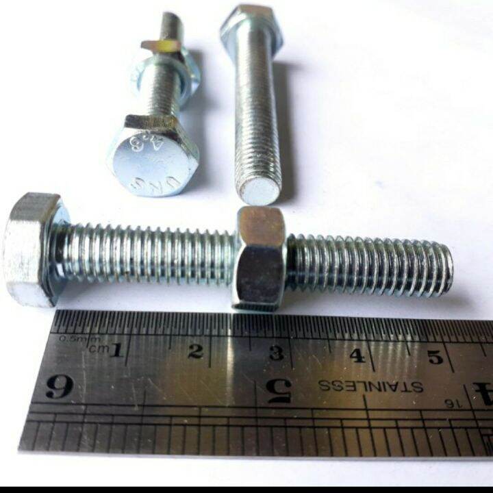 BAUT M8X50.BMP M8X50.BMP M8 X 50 BAUT MUR PUTIH KUNCI 13. | Lazada Indonesia