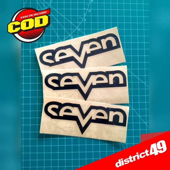 Sticker cutting Seven - Cutting sticker Seven - Sticker sponsor motor ...
