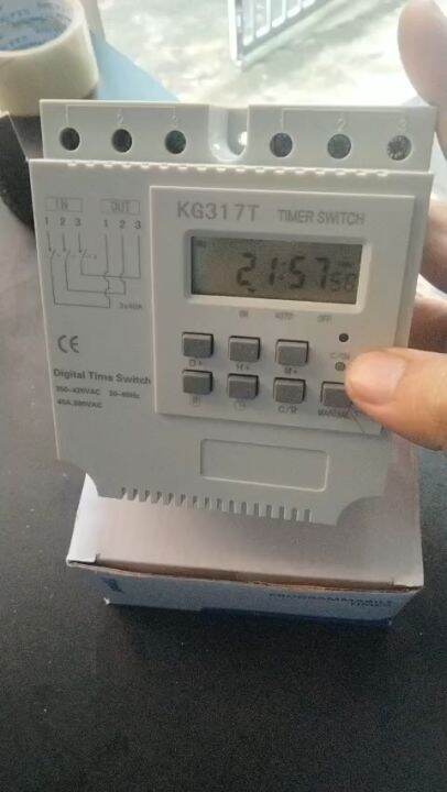 Công Tắc (Timer) Hẹn Giờ Cho Thiết Bị 3 Pha 380V 25A có 28 chương trình ...