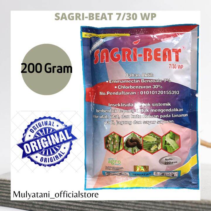 Sagri-beat 7/30 WP Insektisida 200 Gram Original Kemasan Pabrik | Lazada Indonesia