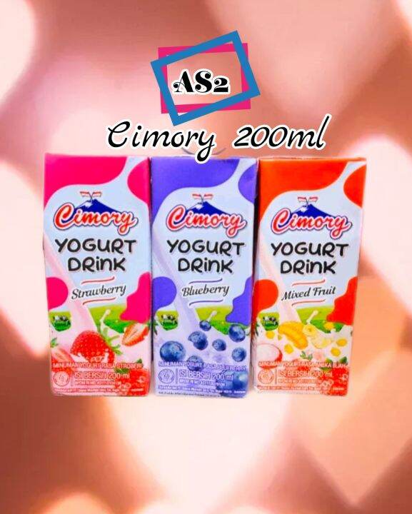 cimory 200ml yogurt drink 3 varian rasa random | Lazada Indonesia