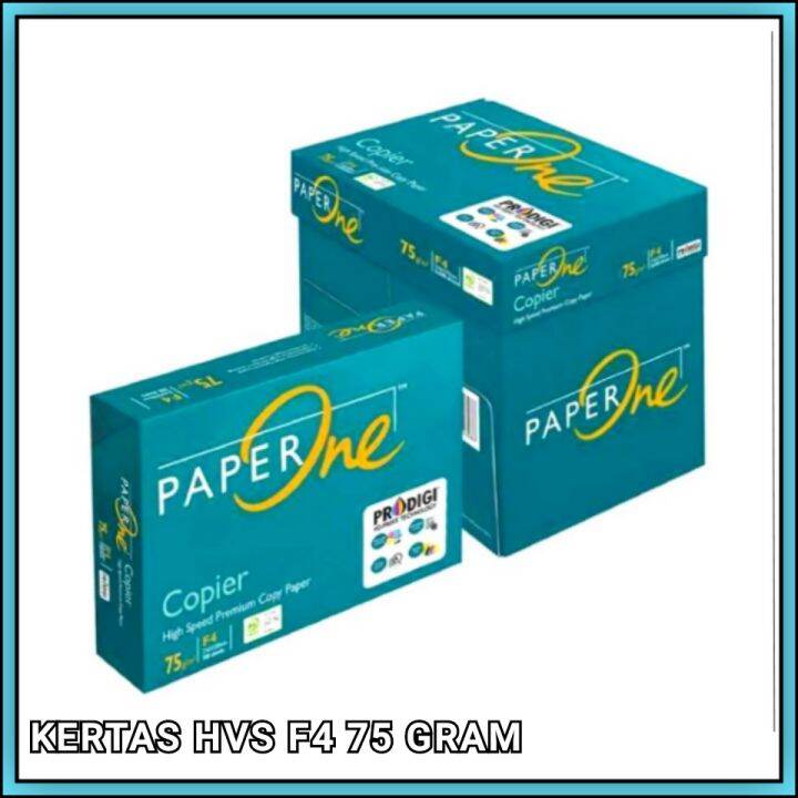 Kertas HVS F4 75 Gram Paper One Per 200 Lembar | Lazada Indonesia