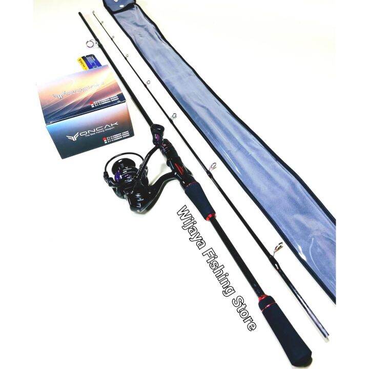 Set Joran Spinning Oncak Black Eye 180 198 dan Reel Oncak Z1-Carbon ...