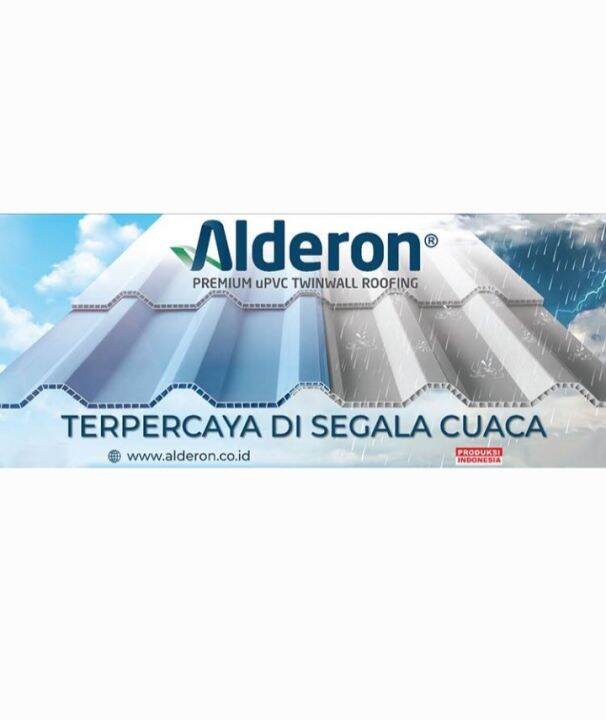Atap Dingin Alderon Upvc Double Layer Harga Per Meter Lazada Indonesia