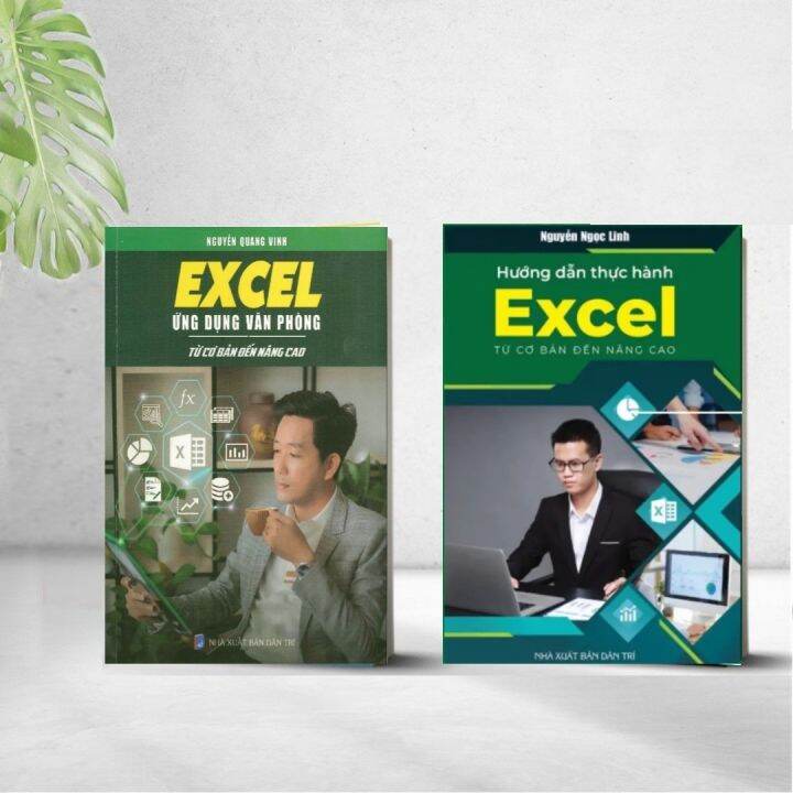 Combo 2 Cuốn Excel Ứng Dụng Văn Phòng Từ Cơ Bản Đến Nâng Cao Và Hướng Dẫn Thực Hành Excel Từ Cơ 
