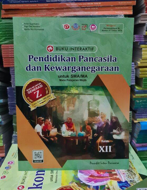 Buku lks pr interaktif Pendidikan Pancasila PPKN Kelas XII, 12 tahun 2022 Intan Pariwara ...
