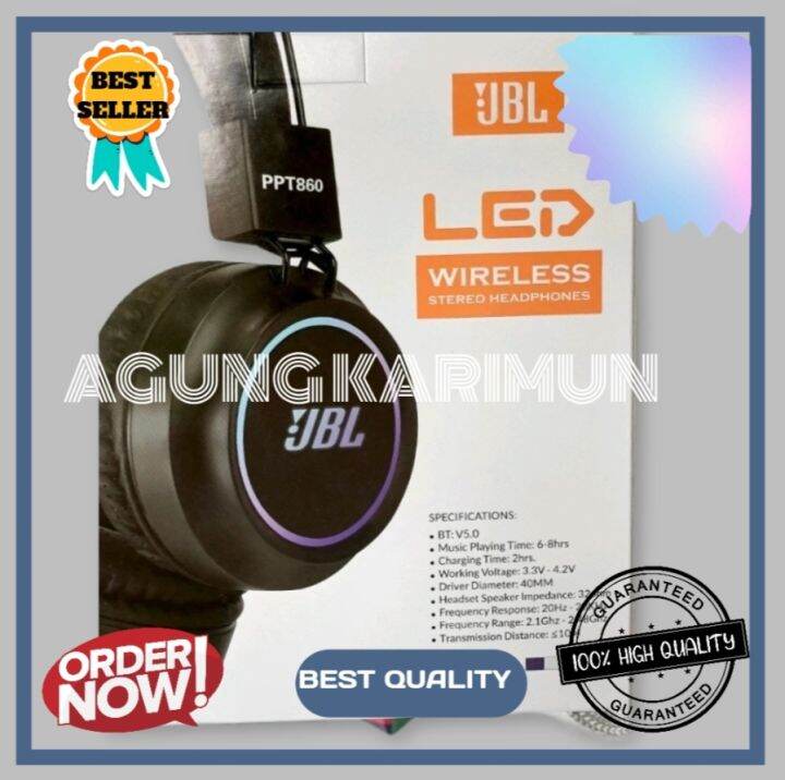 HEADPHONE BLUETOOTH JBL 860 | Lazada Indonesia