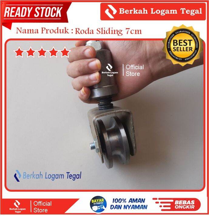 Roda Pagar Sliding Besi Super 8 cm | Lazada Indonesia