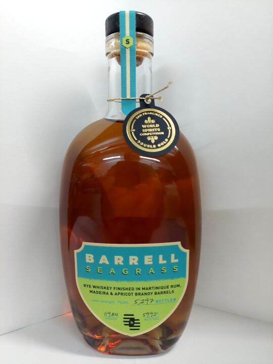 BARRELL SEAGRASS RYE WHISKEY FINISHED IN MARTNIQUE RUM, MADIERA ...