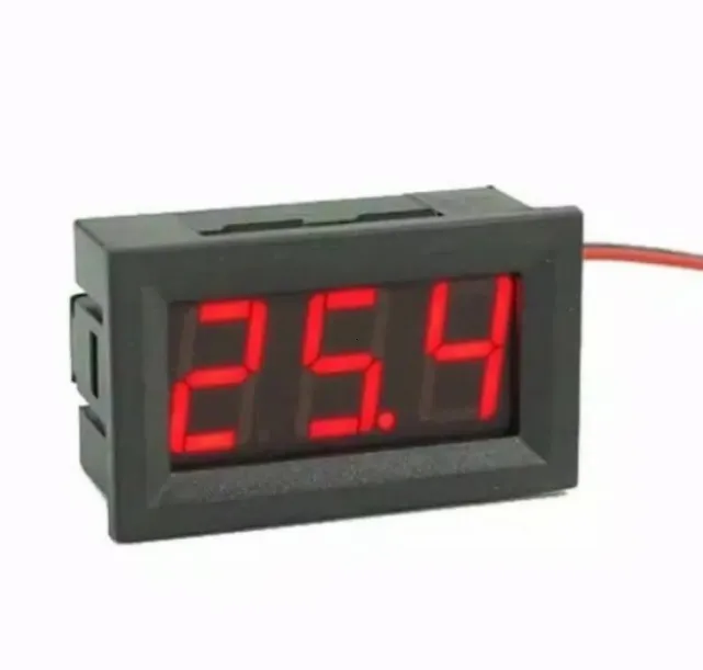 voltmeter digital DC volt meter alat ukur tegangan arus dc digitals accu 5-30 VDC | Lazada Indonesia