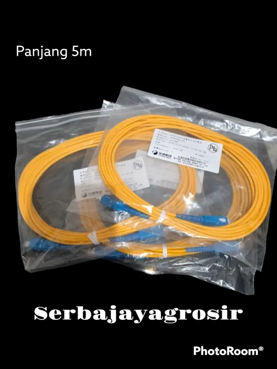 Kabel Fiber Optic Patch Cord Warna Kuning 5M - FO Patch Cord Single Mode SC-SC -1PCS | Lazada ...