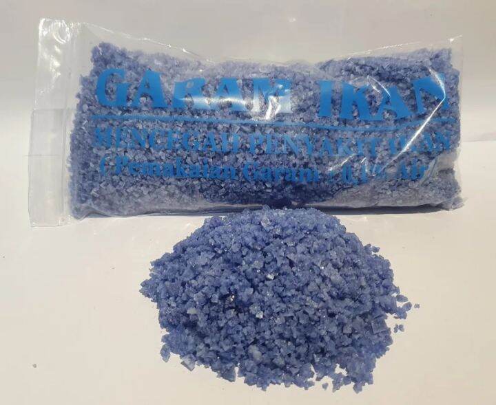 Garam Biru/Blue salt/garam ikan/garem ikan biru/ garem ikan | Lazada ...
