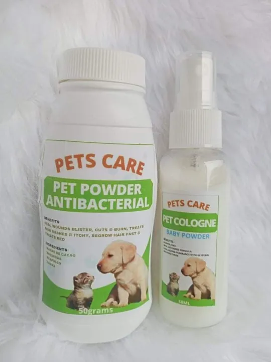 pet cologne 50ml and anti bacterial powder 50g Dou Sets | Lazada PH