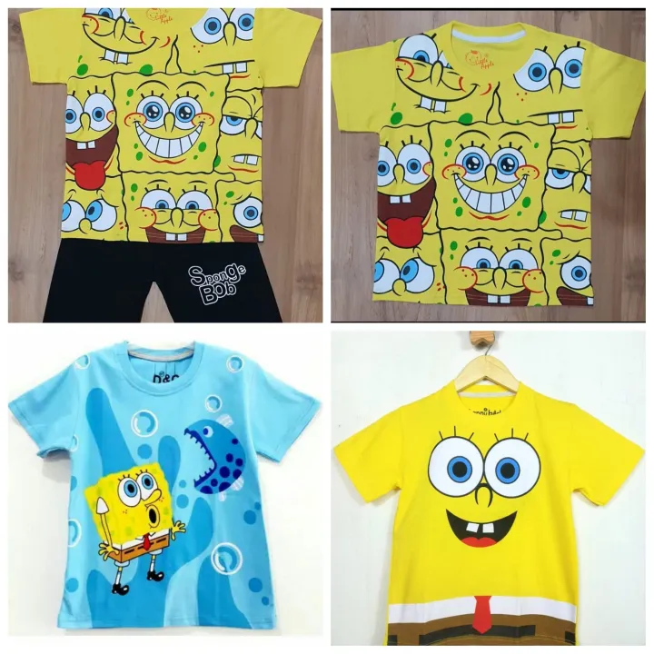 baju anak spongebob kaos spongebob | Lazada Indonesia