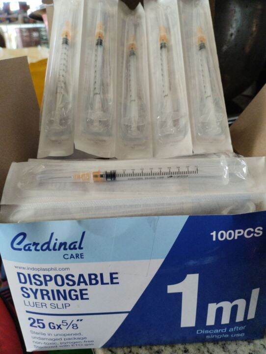 1ml Cardinal disposable syringe (10pcs) | Lazada PH
