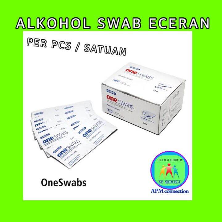 ONESWAB ISI 100 PCS / ALKOHOL SWAB MERK ONE SWAB | Lazada Indonesia