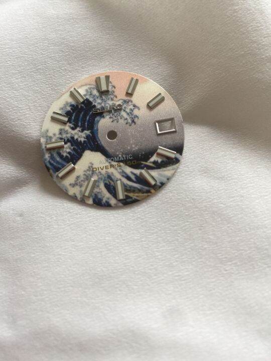 Dial aftermarket seiko kanagawa 28,5mm date only seiko mod nh-35 ...