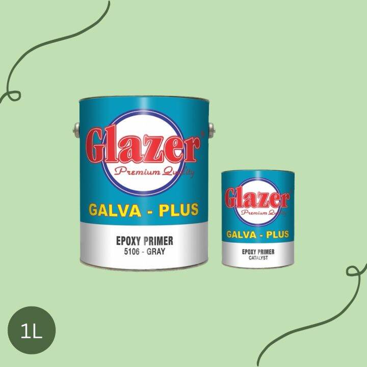 YANNA Glazer Galva Plus Epoxy Primer Anti-Corrosive Paint 1L | Lazada PH