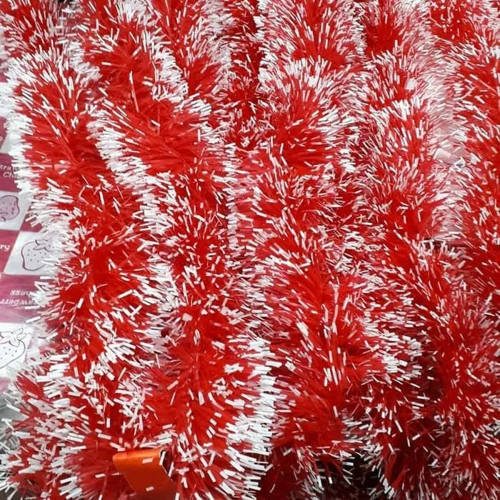 Slinger tinsel rumbai dekorasi hiasan merah putih 17 agustus hut ri ...