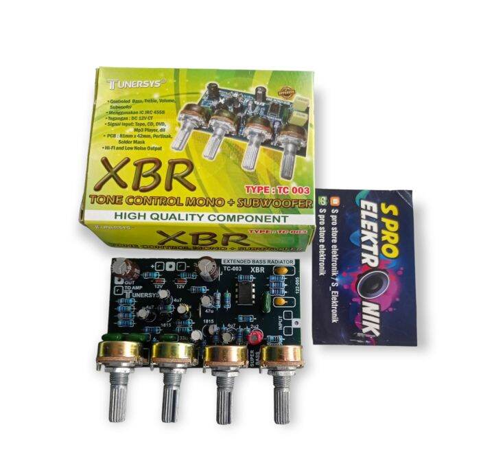 Tone control mono xbr subwoofer tunersys | Lazada Indonesia