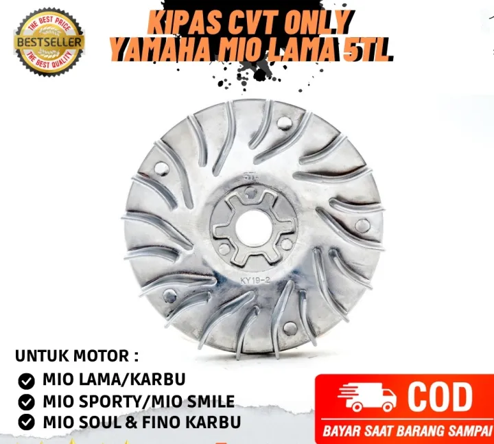 Kipas CVT Face Drive Mio Mio Sporty Mio Smile Mio Soul Fino Karbu 5TL ...