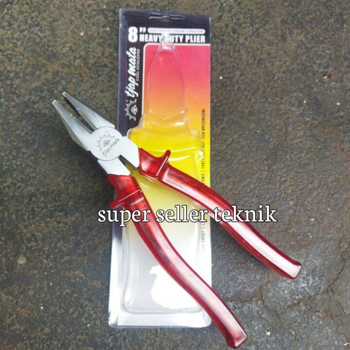 tang kombinasi potong dan kupas kabel 8 inch tjap mata germany | Lazada ...