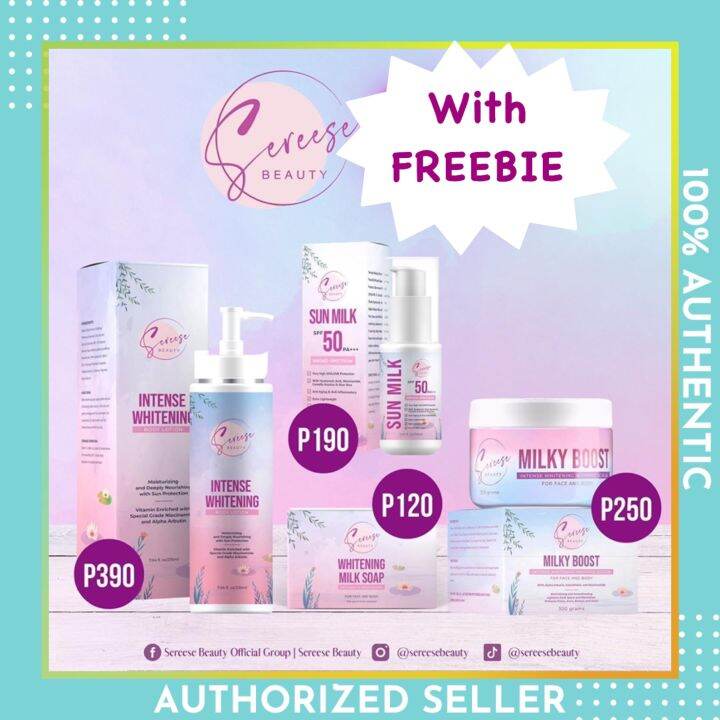 Sereese Beauty - Milky Boost, Whitening Lotion, Sun Milk Sunscreen ...