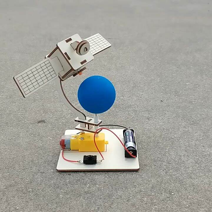 STEM EDUCATION DIY Space Instrument Scientific Toys Kit Wooden Educational Science Experiment ...