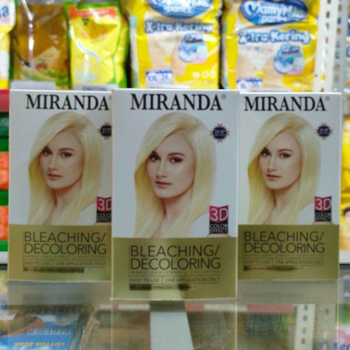 MIRANDA BLEACHING MC-6 SEMIR RAMBUT PEWARNA HAIR COLOR WARNA BLECING | Lazada Indonesia
