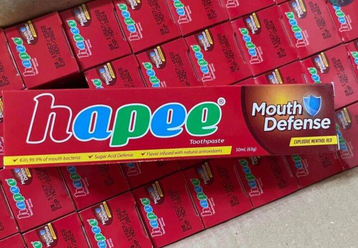 Hapee toothpaste Mouth Defense 50ML(3for120) | Lazada PH