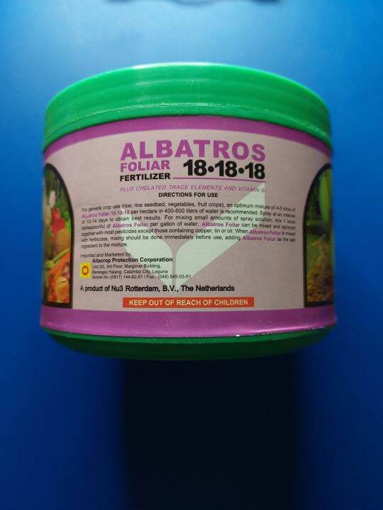 Albatros 18-18-18 Foliar Fertilizer (500 grams) Altacrop Protection ...