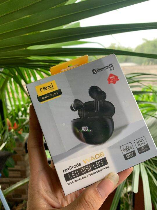 Rexipods Headset Bluetooth Rexi Wa06 LED Display | Lazada Indonesia