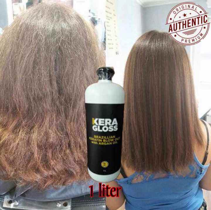 KERA GLOSS BRAZILIAN KERATIN BLOWOUT WITH ARGAN OIL.(1ML.500ML.250ML ...