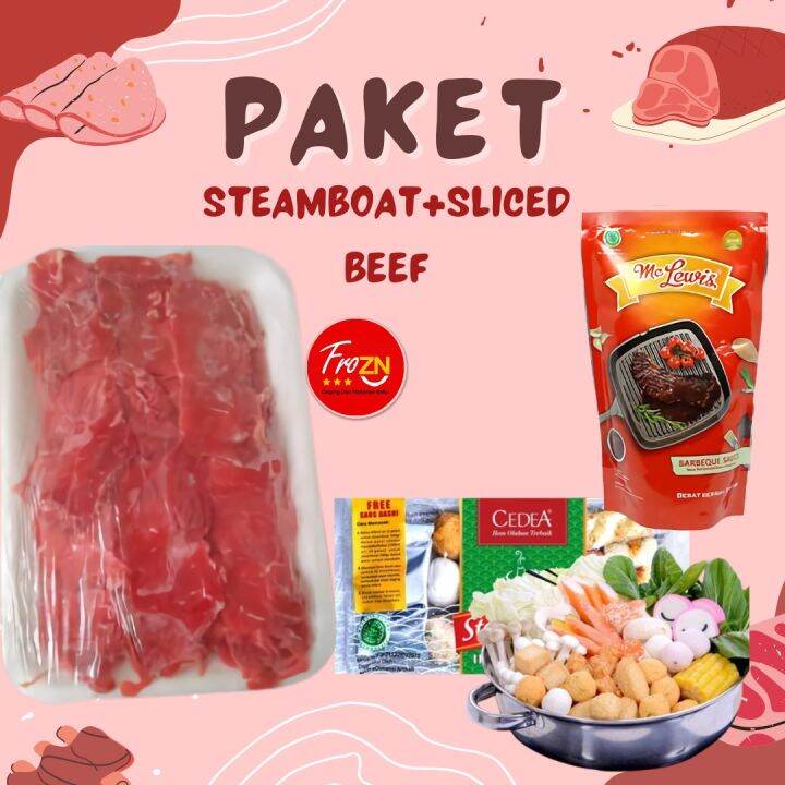 Paket BBQ Steamboat, Slice Beef, bumbu bakar | Lazada Indonesia