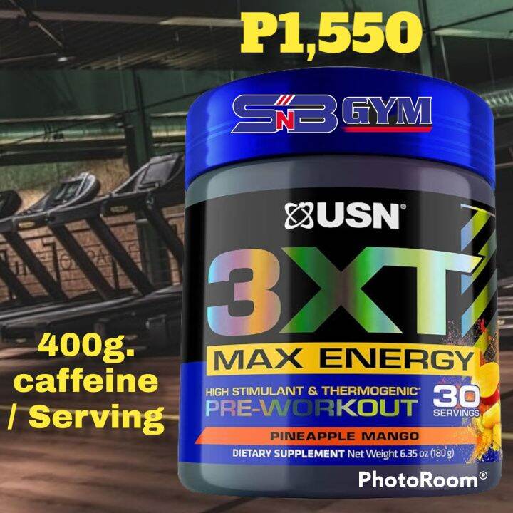 USN 3XT MAX ENERGY PRE-WORKOUT 30 Servings | Lazada PH