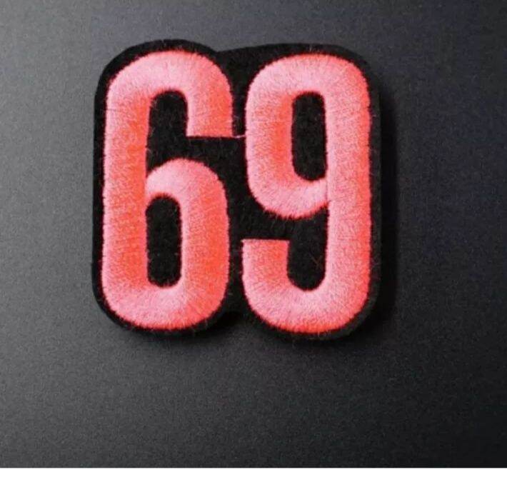 logo bordir angka 69 ukuran 7cm | Lazada Indonesia