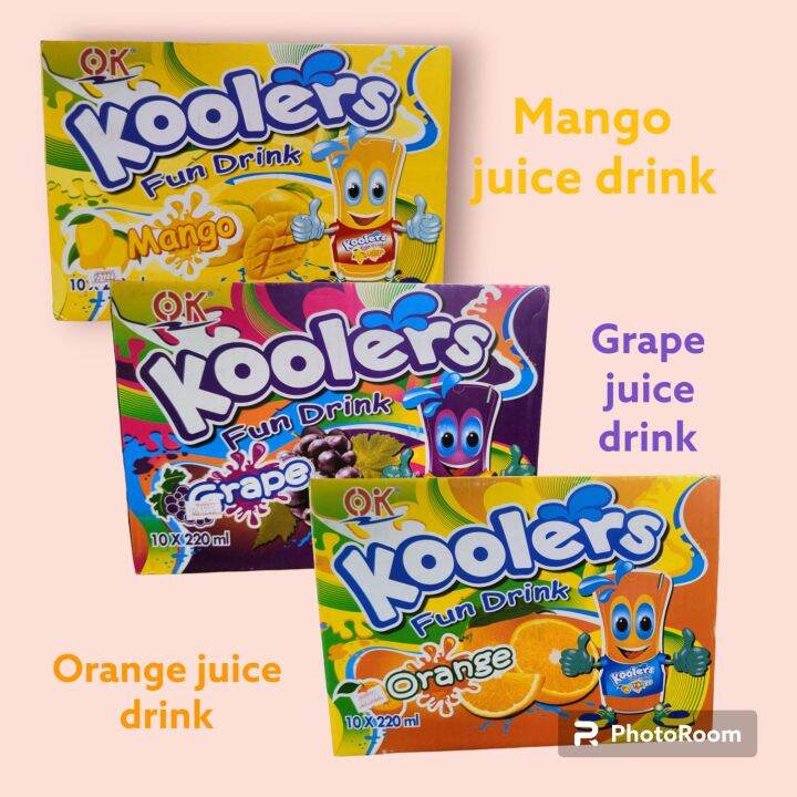 KOOLERS Fruit Drink 220ml x10 1box | Lazada PH