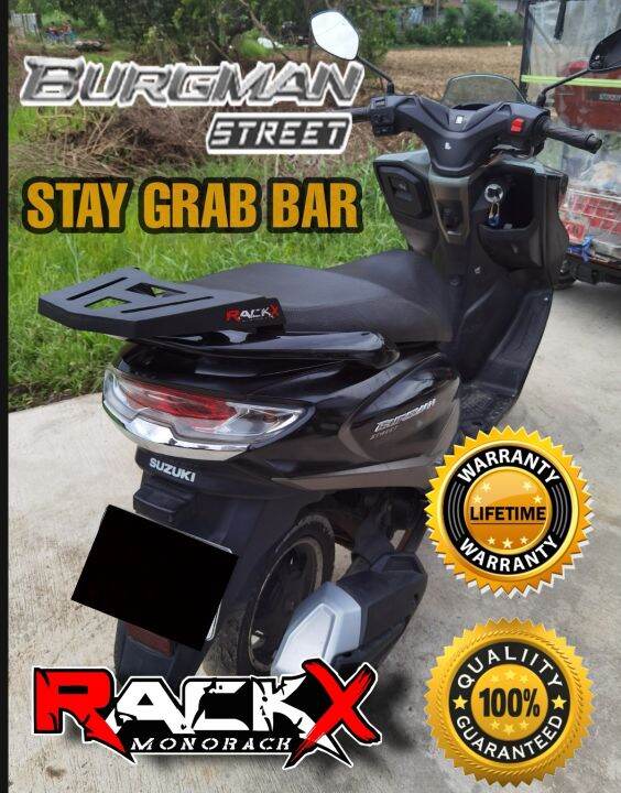RACK X MONORACK FOR SUZUKI BURGMAN (STAY GRAB BAR) | Lazada PH